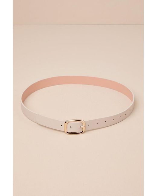 Lulus Exceptional Finish And Ivory Two-Piece Belt Set in Black | Lyst