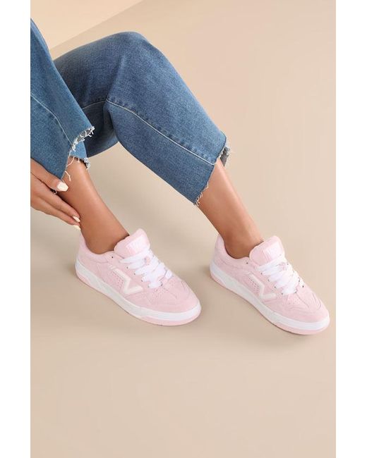 Vans Upland Barely Suede Leather Color Block Chunky Sneakers in Blue | Lyst