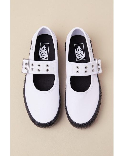 Vans Mary Jane Creeper Grunge Ballet And Flatforms in Black | Lyst