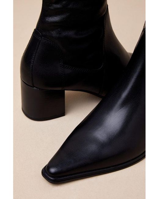 Vagabond Shoemakers Giselle Leather Pointed-Toe Knee-High Boots in ...