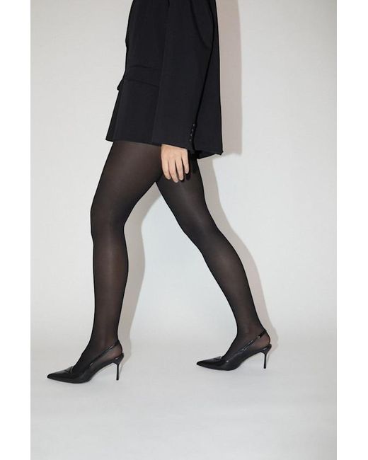 L'eggs 360 Contourâ„ 80 Denier Opaque Tights in Black | Lyst