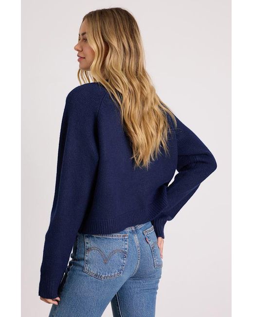 Lulus Ninon Graphic Pullover Sweater in Blue | Lyst UK