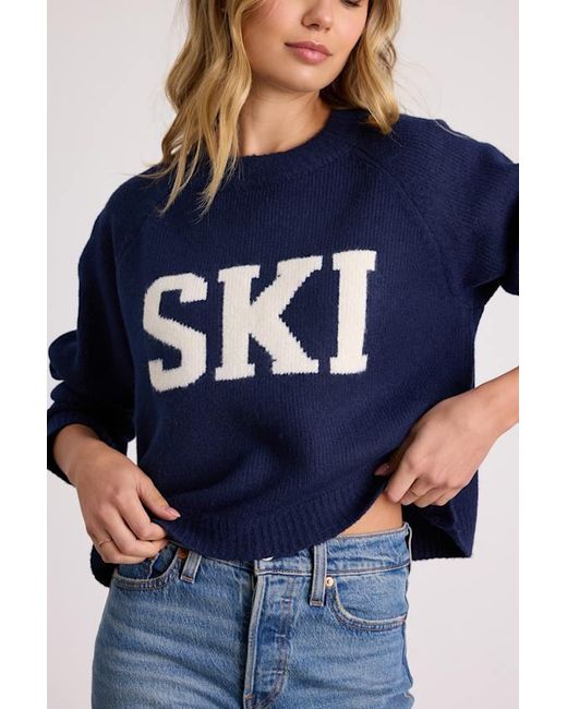 Lulus Ninon Graphic Pullover Sweater in Blue | Lyst UK