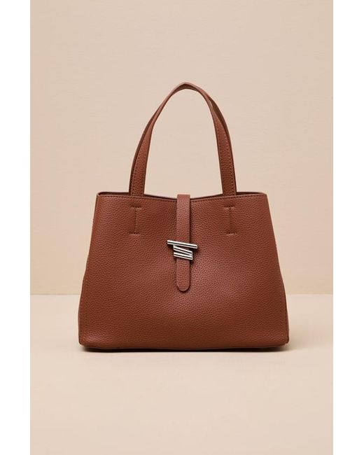 Lulus Benetti Tote Bag in Brown | Lyst