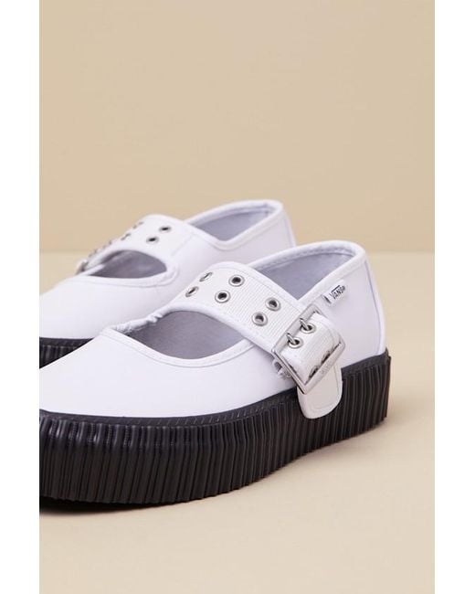 Vans Mary Jane Creeper Grunge Ballet And Flatforms in Black | Lyst