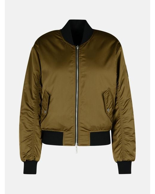 Moose Knuckles 'jet' Polyester Bomber Jacket in Green | Lyst