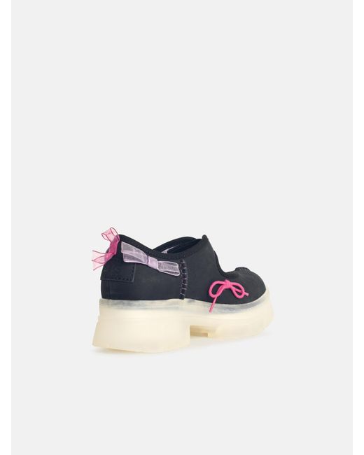 UGG 'Areum Mary Jane' Leather Sneakers in Blue | Lyst