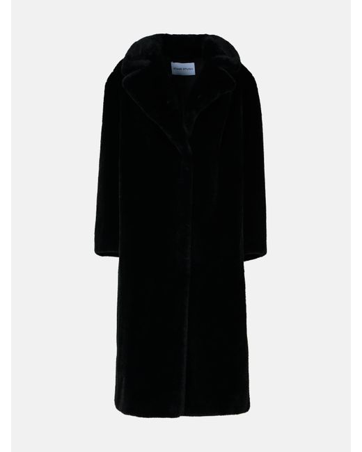 Stand Studio 'maria' Faux Fur Coat in Black | Lyst