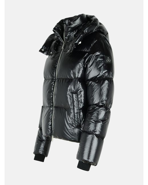 Moose Knuckles 'moonstone' Nylon Down Jacket in Black | Lyst