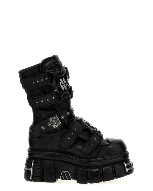 Vetements X New Rock 'Gamer' Boots in Black | Lyst