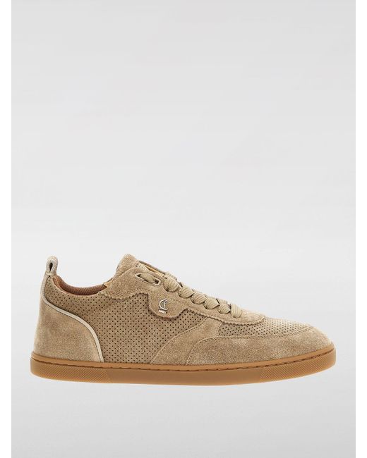 Christian Louboutin Sneakers in Natural | Lyst