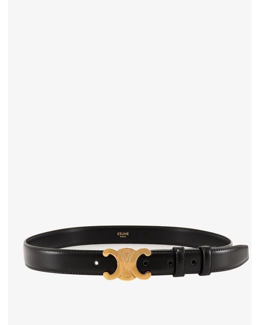 Celine Belts in White | Lyst