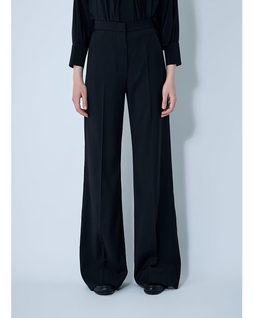 Max Mara Tailored Wool Pants in Black | Lyst