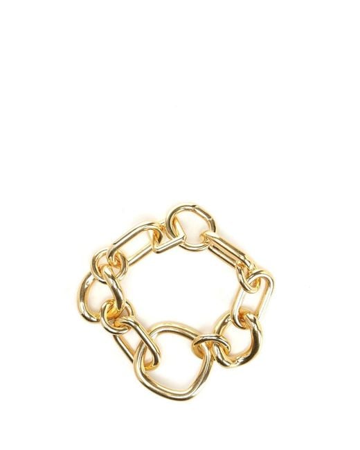 Celine Thick Gourmette in Metallic | Lyst