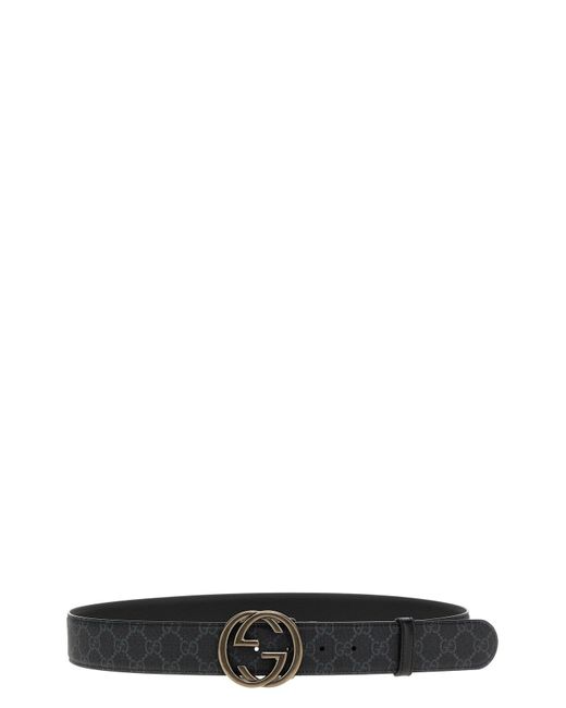 Gucci Gg Belt in Black for Men | Lyst