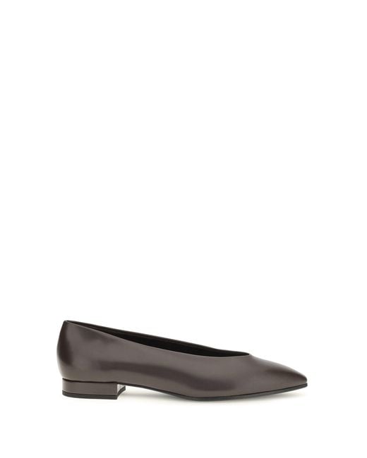 Loro Piana Rebecca Ballerinas in White | Lyst