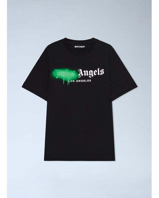 Palm Angels Spray La T-Shirt in Black for Men | Lyst