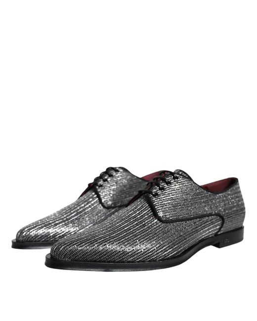 Dolce & Gabbana Polyurethane Derby Formal Dress Shoes in Brown for Men ...