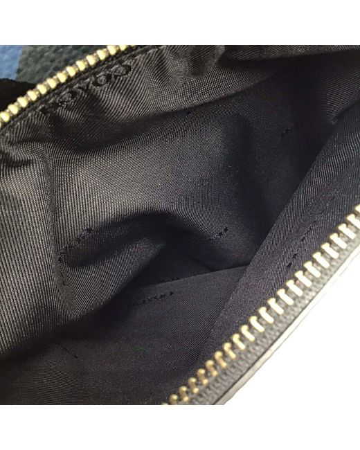COACH Leather Backpack Bag (Pre-Owned) in Blue | Lyst