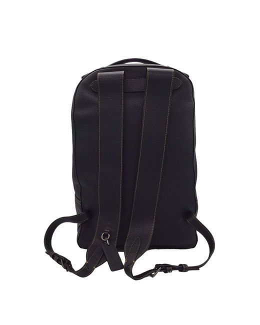 COACH Leather Backpack Bag (Pre-Owned) in Blue | Lyst