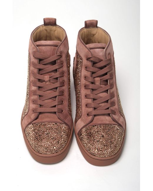 Christian Louboutin Faro Louis Orlato Flat Veau Shoes in Brown for Men ...