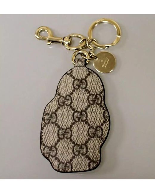Gucci New Unicef Gg Canvas/Leather Key Ring/Charm Snowman And Snake for ...
