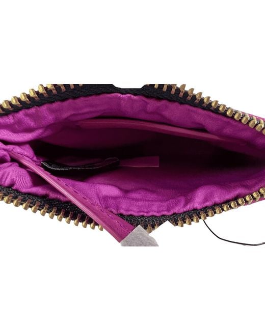 Marc Jacobs Multi Coin Pvc Leather Purse, Keychain Key Fob in Red | Lyst