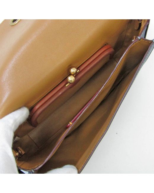 COACH Dinky Leather Shopper Bag (Pre-Owned) in Blue | Lyst