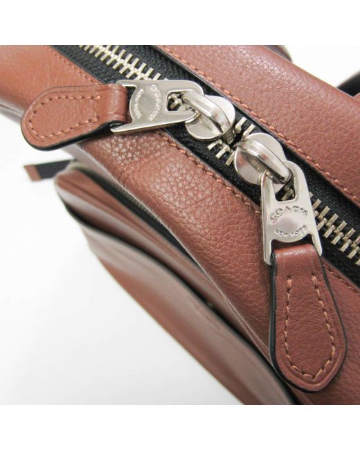COACH Leather Backpack Bag (Pre-Owned) in Brown | Lyst