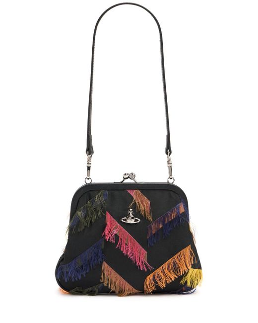 Vivienne Westwood Vivienne Leather Clutch in White | Lyst