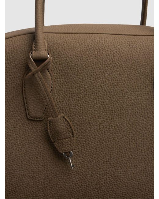 The Row 15.75 India Matte Hammered Leather Bag in Brown | Lyst