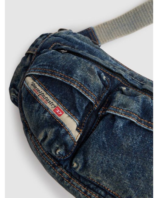DIESEL Re-edition Travel 3000 Denim Bag in Blue for Men | Lyst