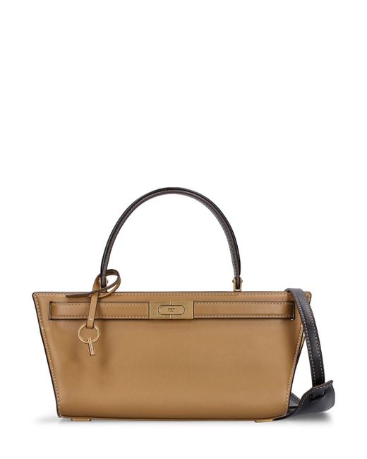 Tory Burch Lee Radziwill Color Block Cat Eye Bag in Brown | Lyst Australia