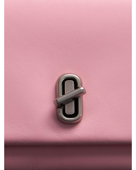 Marc Jacobs The Link Chain Leather Wallet in Pink | Lyst