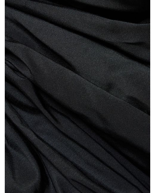 Nina Ricci Bow Sleeveless Taffeta Crop Top in Black | Lyst