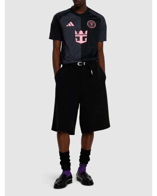 adidas Originals Inter Miami Football Jersey in Black for Men | Lyst