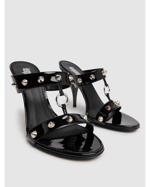 DSquared² 100mm Gothic Patent Leather Mules in Black | Lyst