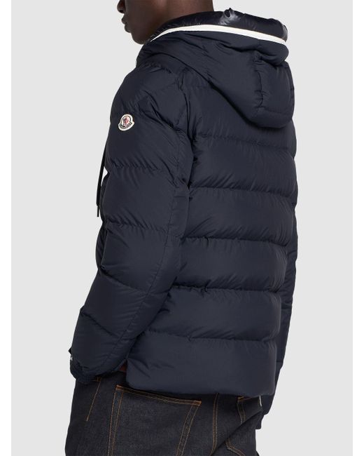 Moncler Cardere Tech Down Jacket in Blue for Men | Lyst