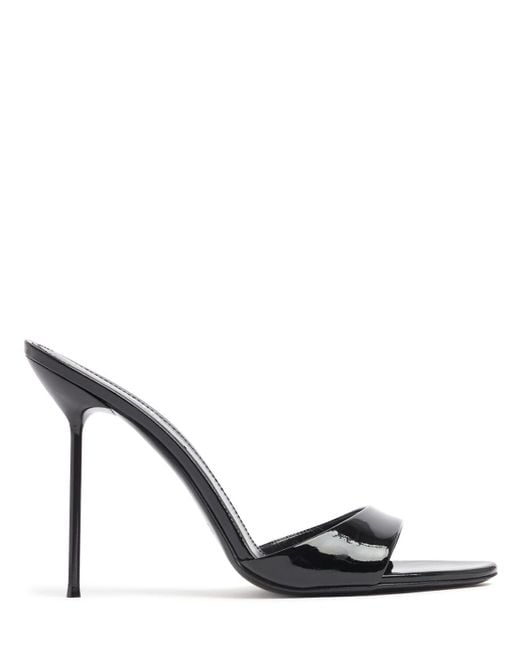 Paris Texas 105mm Lidia Patent Leather Mules in Metallic | Lyst