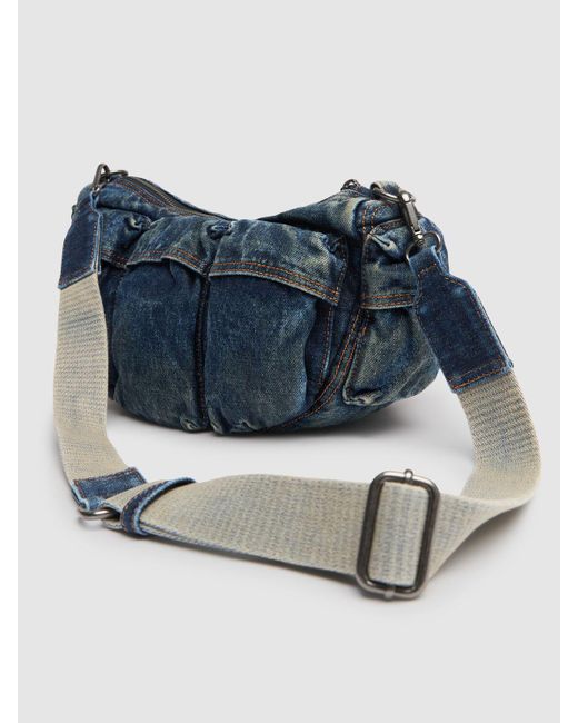 DIESEL Re-edition Travel 3000 Denim Bag in Blue for Men | Lyst