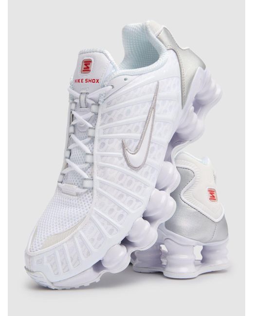 Nike Shox Tl Sneakers in White | Lyst