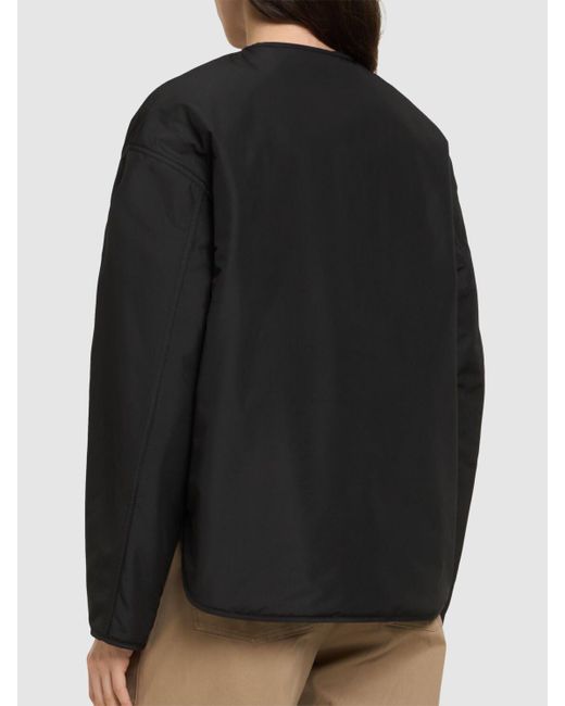 Moncler Donna Nevers Tech Jacket in Black | Lyst