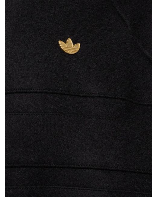 adidas Originals Wool Blend Track Jacket in Black for Men | Lyst