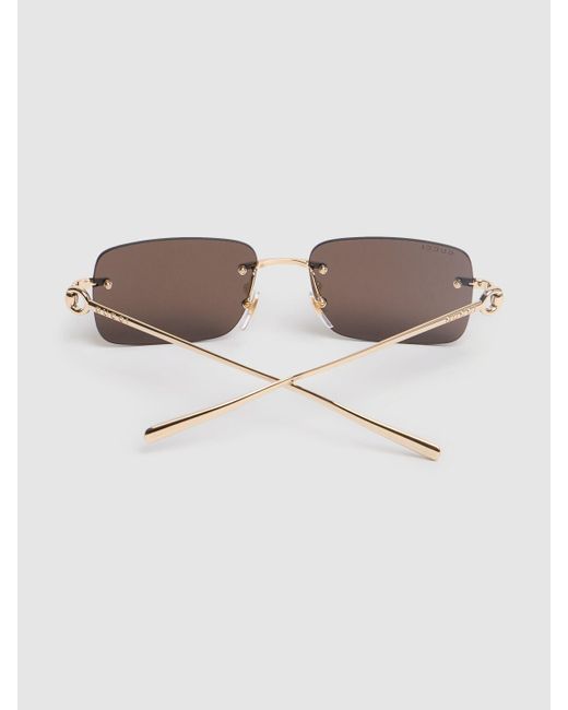 Gucci gg1703s Metal Sunglasses | Lyst UK