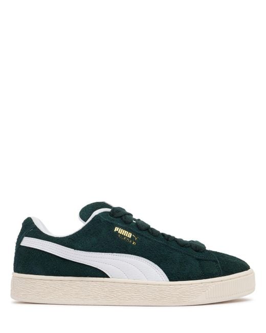 PUMA Suede Xl Hairy Sneakers in Green for Men | Lyst