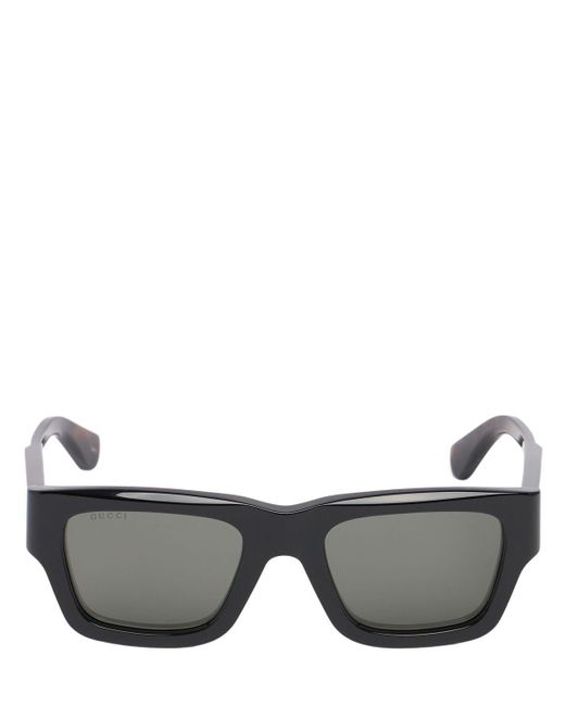 Gucci gg1668s Acetate Sunglasses in Gray for Men | Lyst