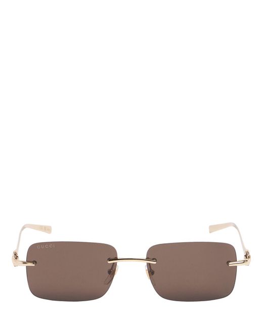 Gucci gg1703s Metal Sunglasses | Lyst UK