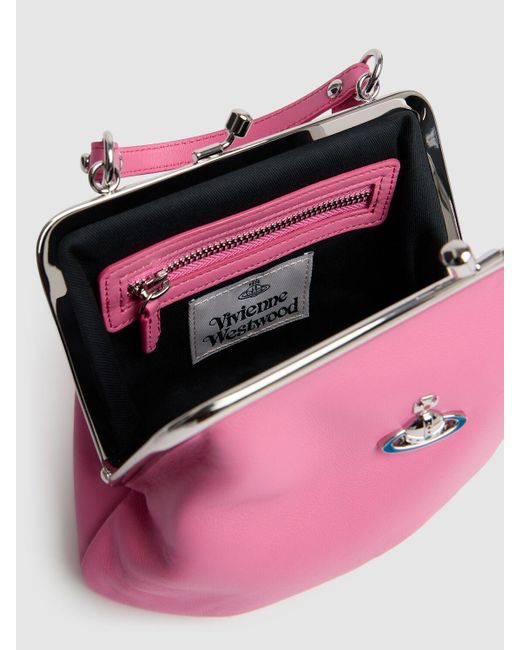 Vivienne Westwood Granny Frame Napa Leather Bag in Pink | Lyst