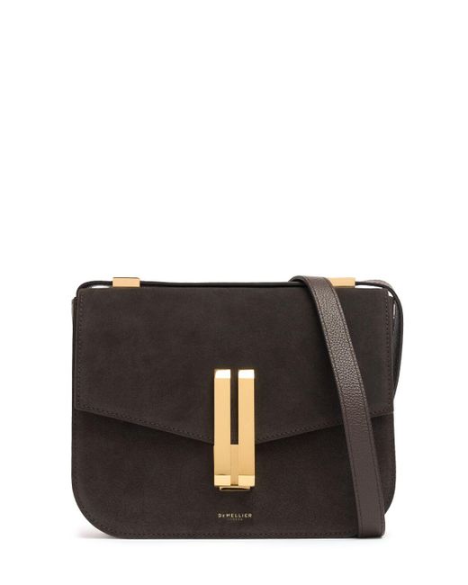 DeMellier London Vancouver Suede Shoulder Bag Unique in Black | Lyst