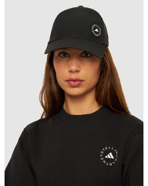 adidas By Stella McCartney Asmc Baseball Cap W/ Logo in Blue | Lyst UK